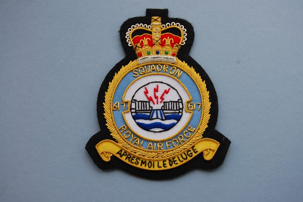 RAF 617 Squadron Blazer Badge - Elliott Military