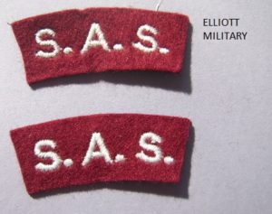 SAS Shoulder Title Pair (Reproduction) - Elliott Military
