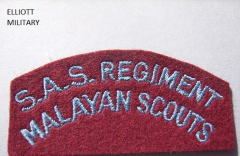 SAS Malayan Scouts Shoulder Title (Reproduction) - Elliott Military