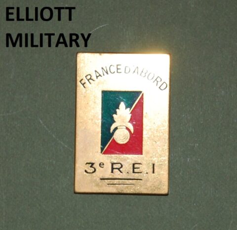 FFL 3rd Foreign Infantry Regiment Badge - Elliott Military