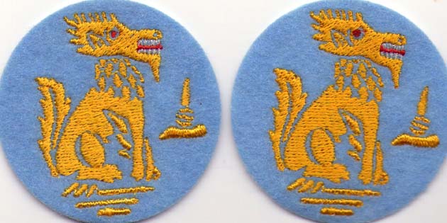 3rd Indian Division Formation Signs (Chindit) pair - Elliott Military