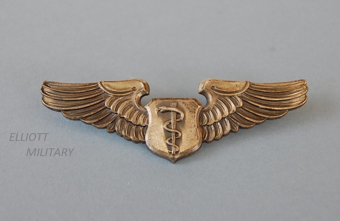 US Air Force WW2 Flight Surgeon Wings (Basic) - Elliott Military