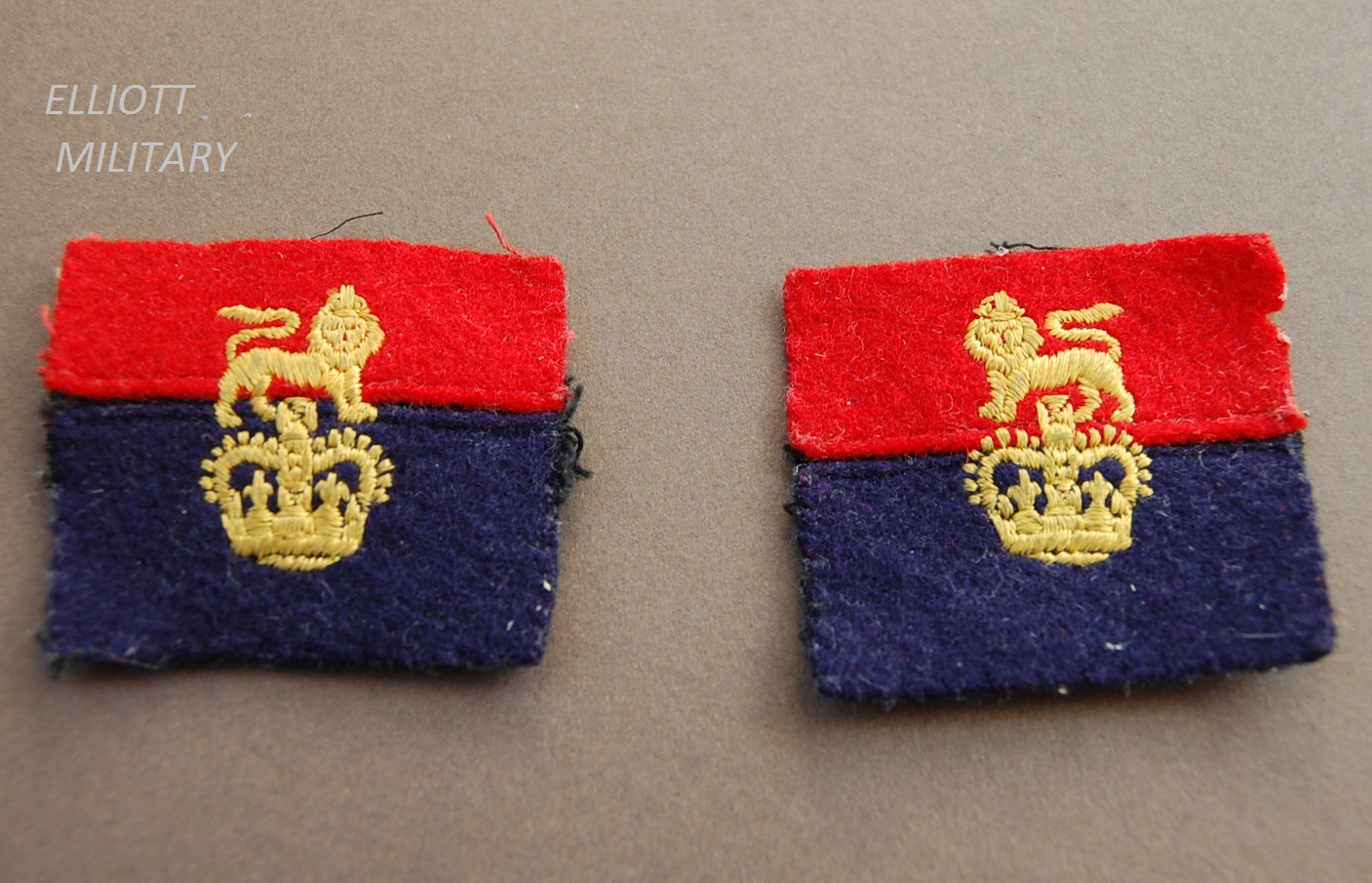 War Office Controlled Units Formation Signs (Pair) - Elliott Military